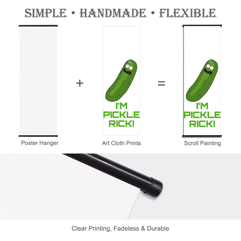 Pickle Rick Wall Art | Alien Shopping