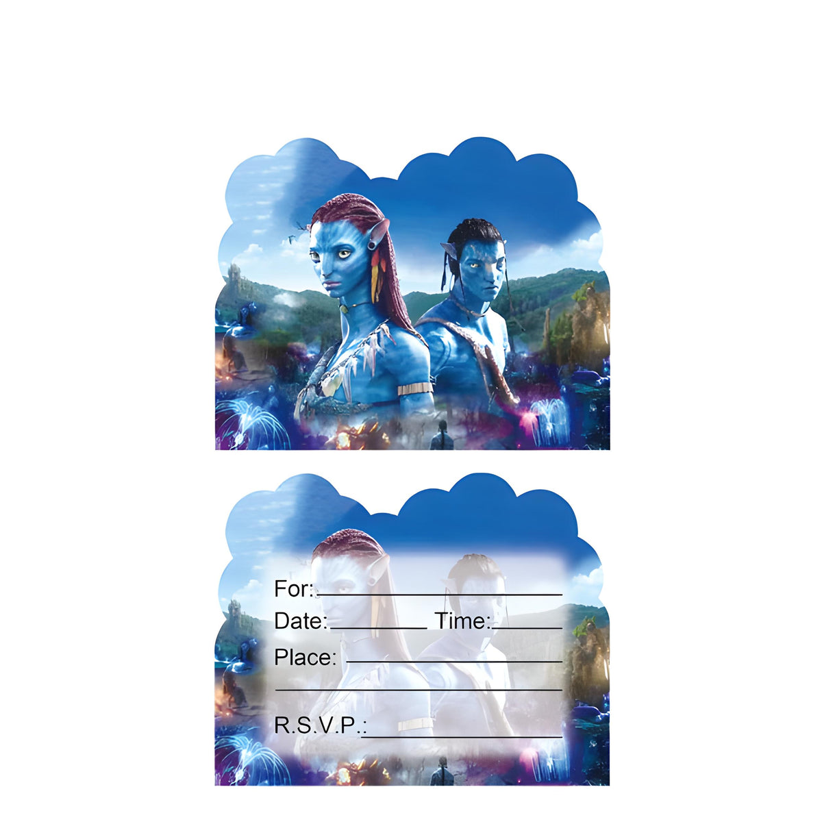 Avatar Birthday Invitations | Alien Shopping