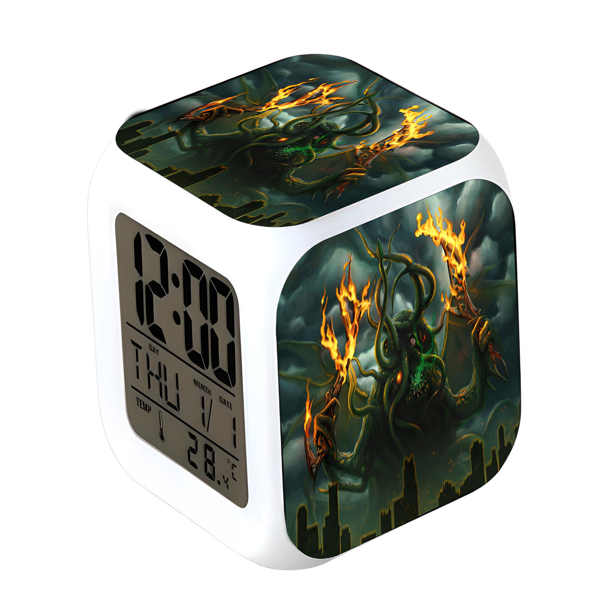 Cthulhu Artwork Alarm Clock | Alien Shopping