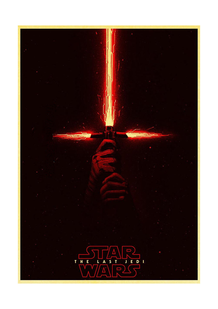 Kylo Ren Lightsaber Poster | Alien Shopping
