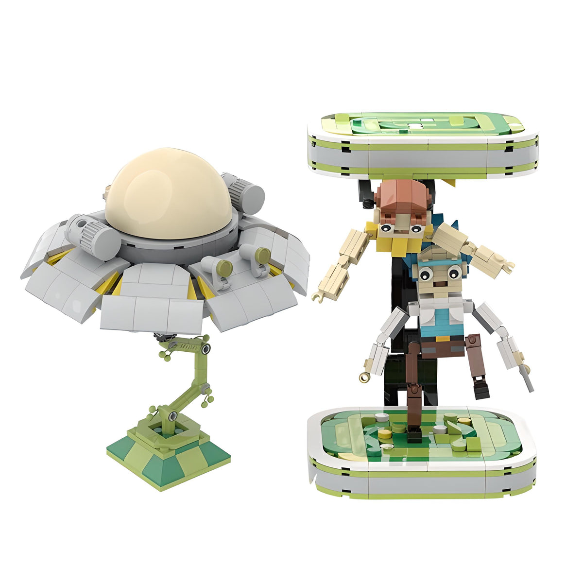 Rick And Morty Lego Pack | Alien Shopping