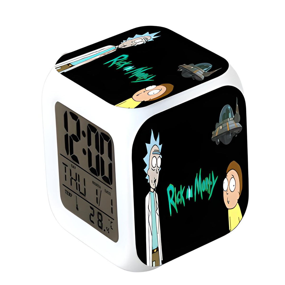 Rick And Morty Saga Alarm Clock | Alien Shopping
