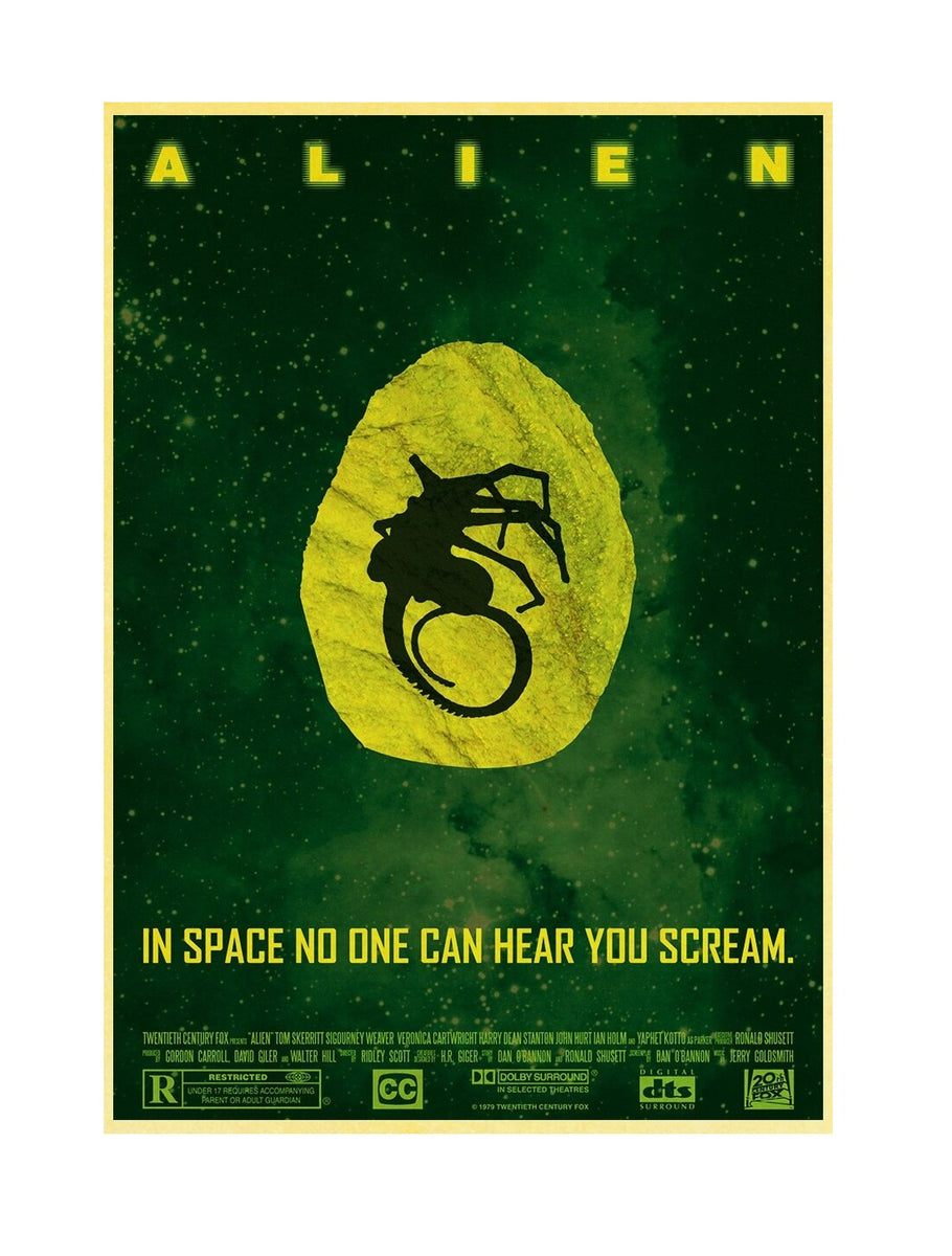 Alien Retro Poster | Alien Shopping