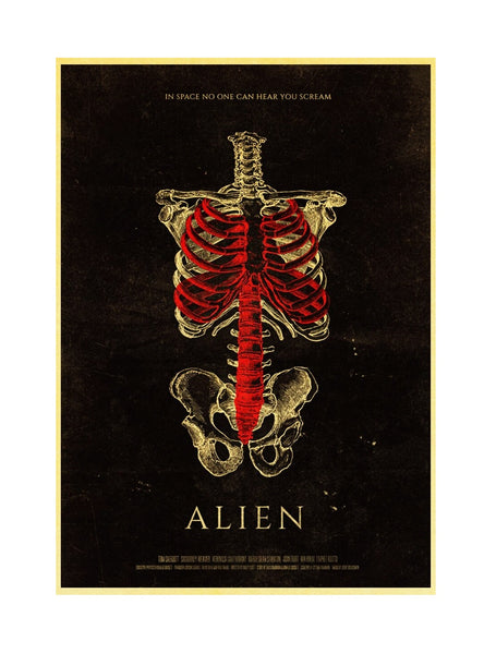 Alien Skeleton Poster | Alien Shopping