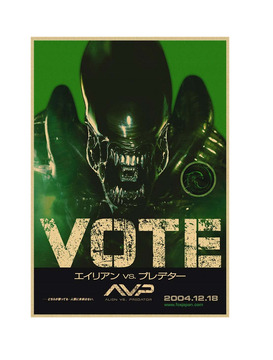 Alien vs Predator Vote Poster | Alien Shopping