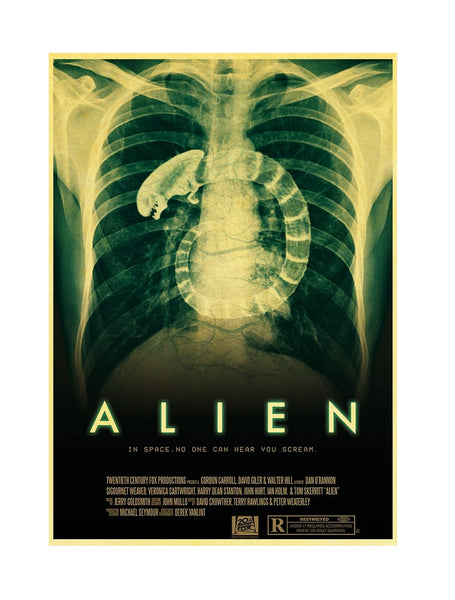 Alien X Ray Poster | Alien Shopping